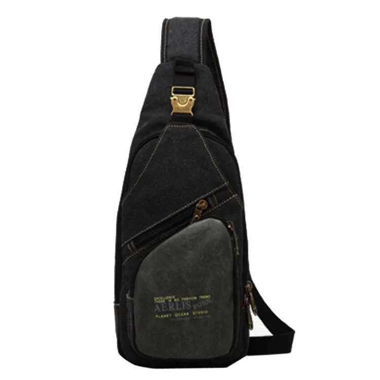 New Arrival Mens One Shoulder Strap Triangle Backpack Chest Bag From ...