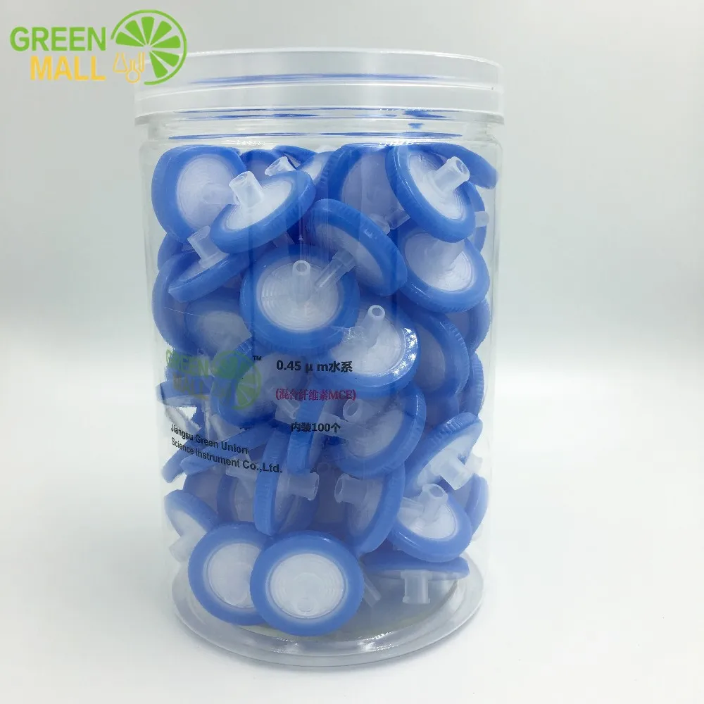 Hplc 25mm 0.45um Mce Mixed Cellulose Ester Disposable Nonsterile Luer ...