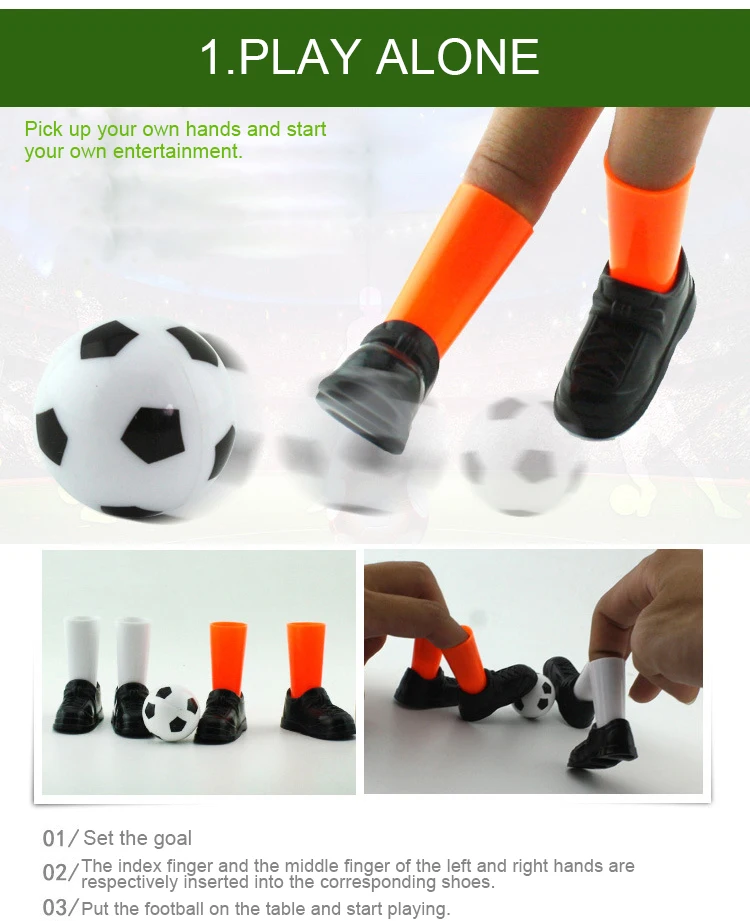 Finger Football Game Sets With Two Goals Funny Family Party Finger ...