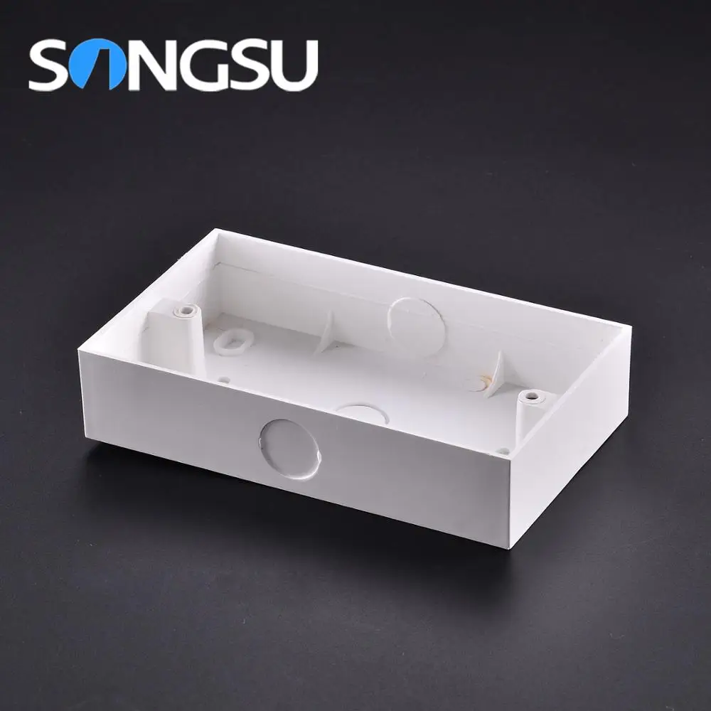 Ce Flame Retardant Electric Box Cover Plastic 6x6x4/square 3x3 Pvc Box ...