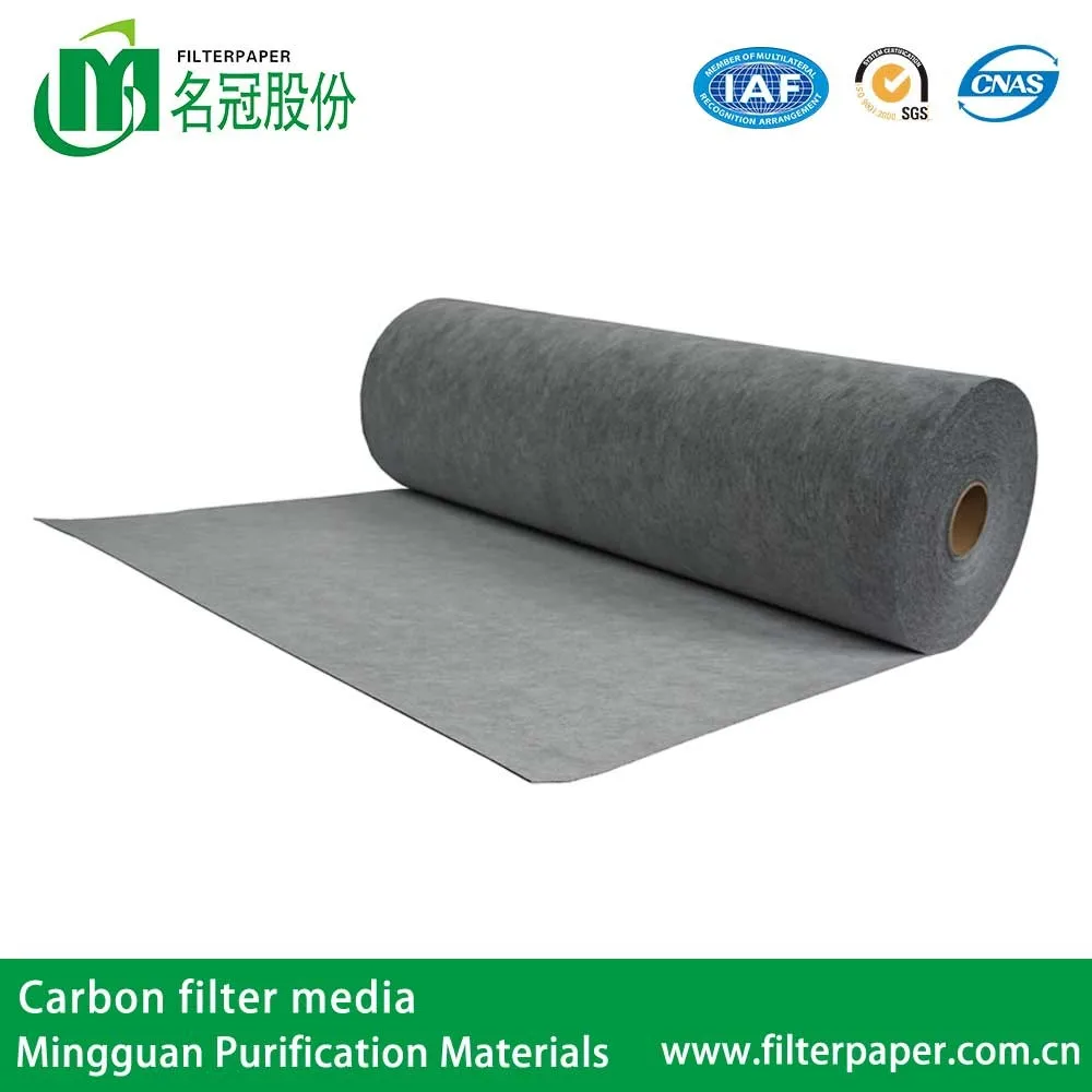 Air Conditioner Activated Carbon Non Woven Fabric Filter Paper Roll ...