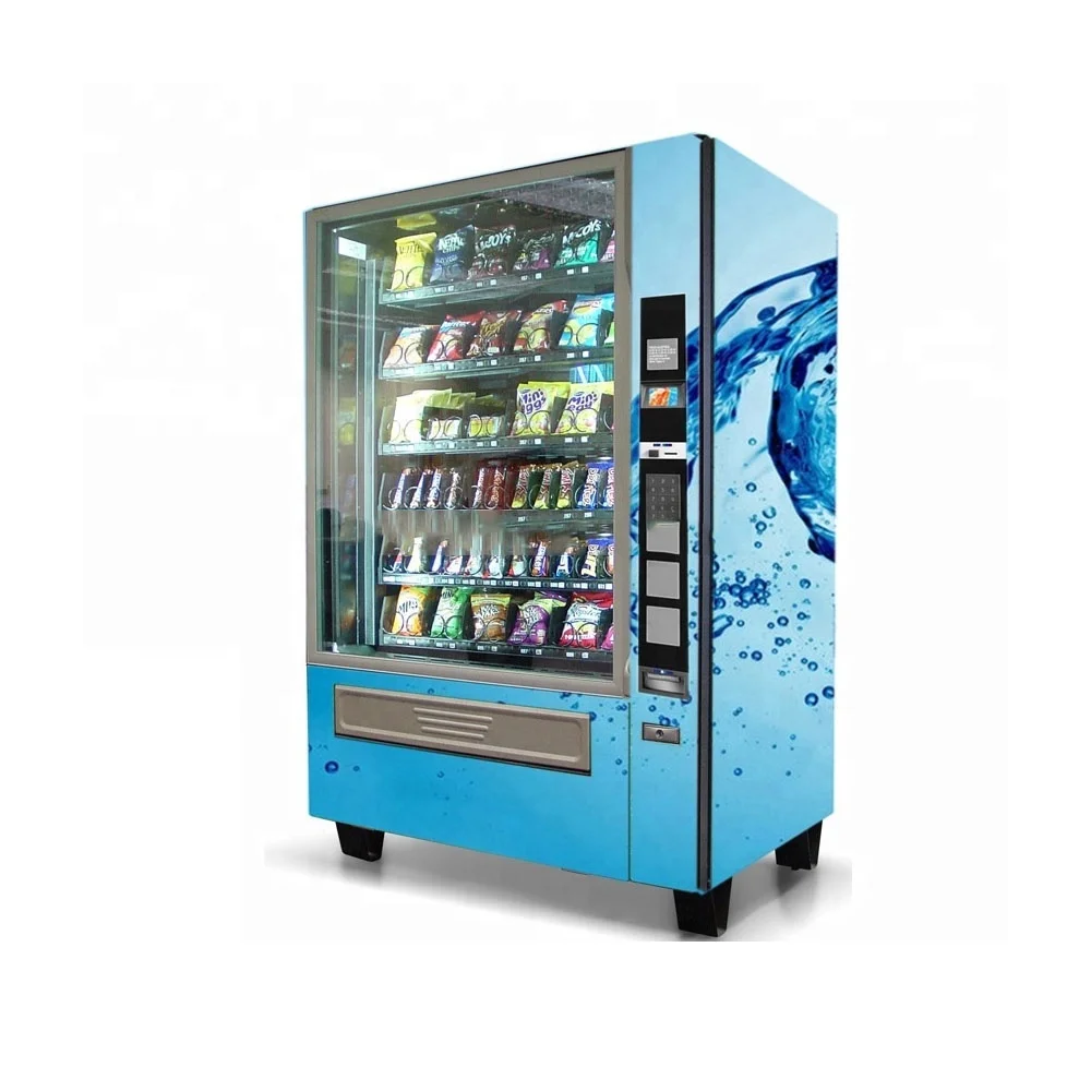 Combo Snack And Drink Vending Machine With Lcd Monitor - Buy Vending ...