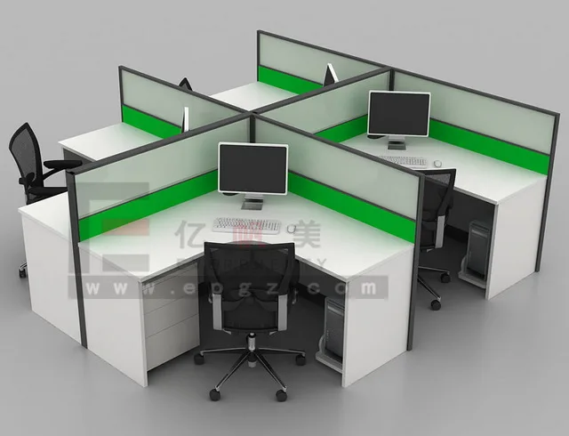 Office Workstation Cluster,Office Workstation Layout,Workstation ...