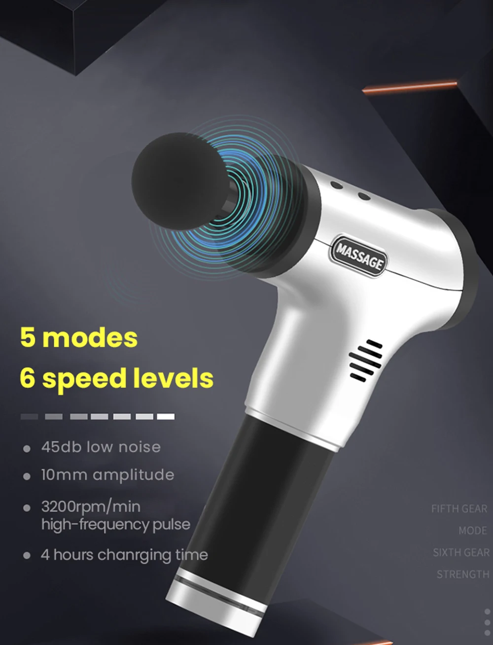 2019 Massage Gun Percussion Massager Physiotherapy Gun - Buy 2019 ...