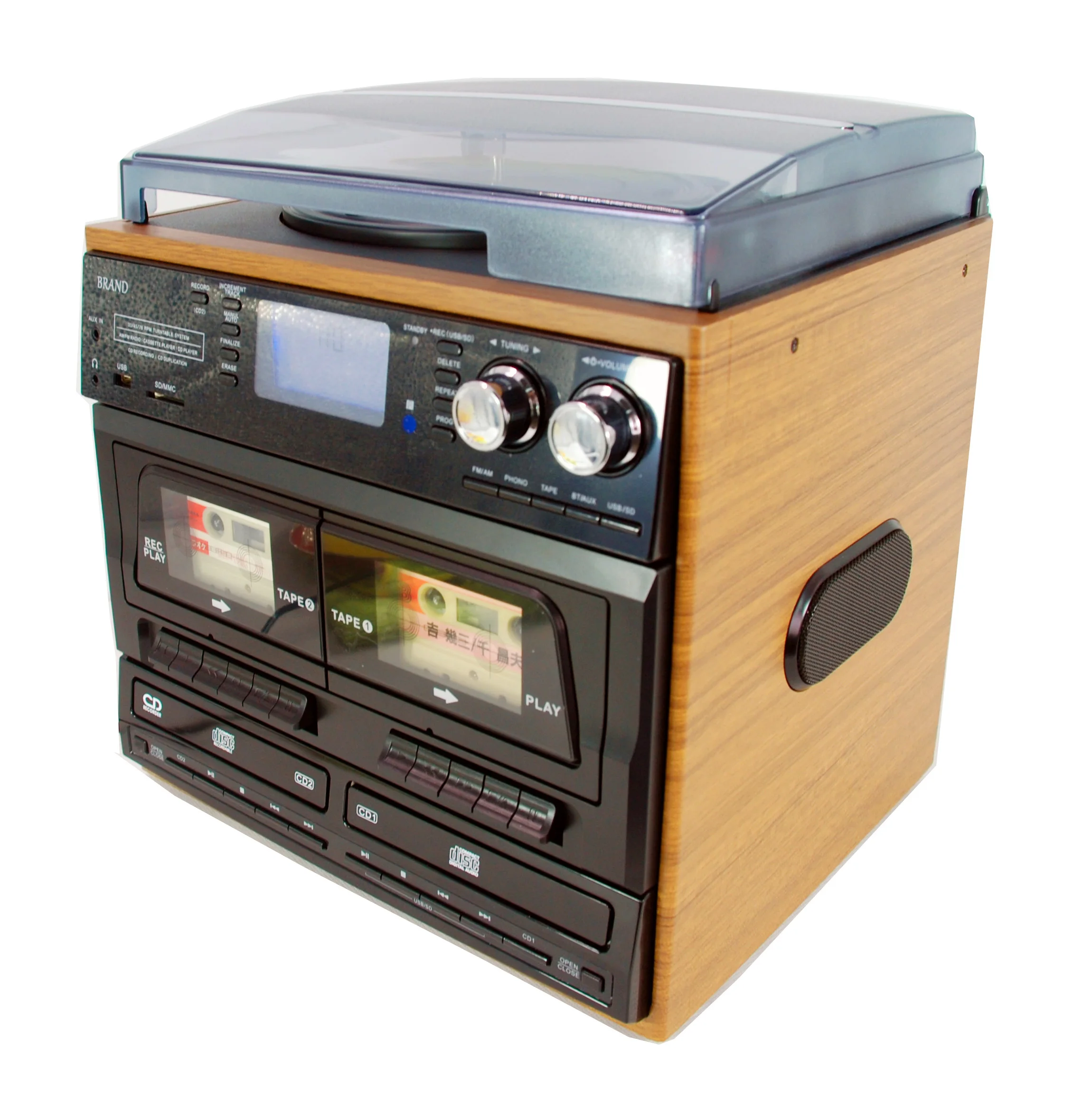 Retro Vinyl Multifunction Record Player Turntable Phonograph - Buy ...