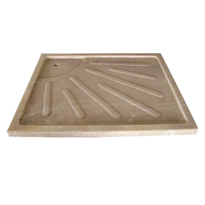 European Style Shower Room Base Pan Travertine Stone Bathroom Bath ...