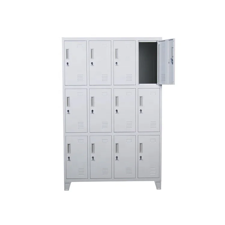 Factory Sell 12 Doors Locker - Steel Staff Wardrobe Cabinet