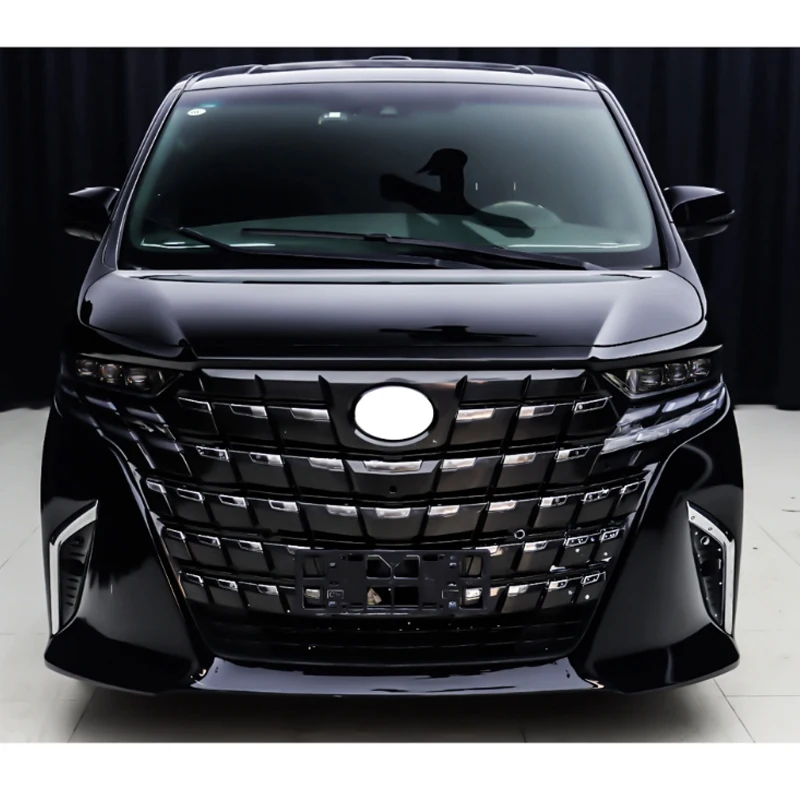 For 2023 2024 for Toyota Alphard Front Bumper Assembly Alpha Upgraded ...