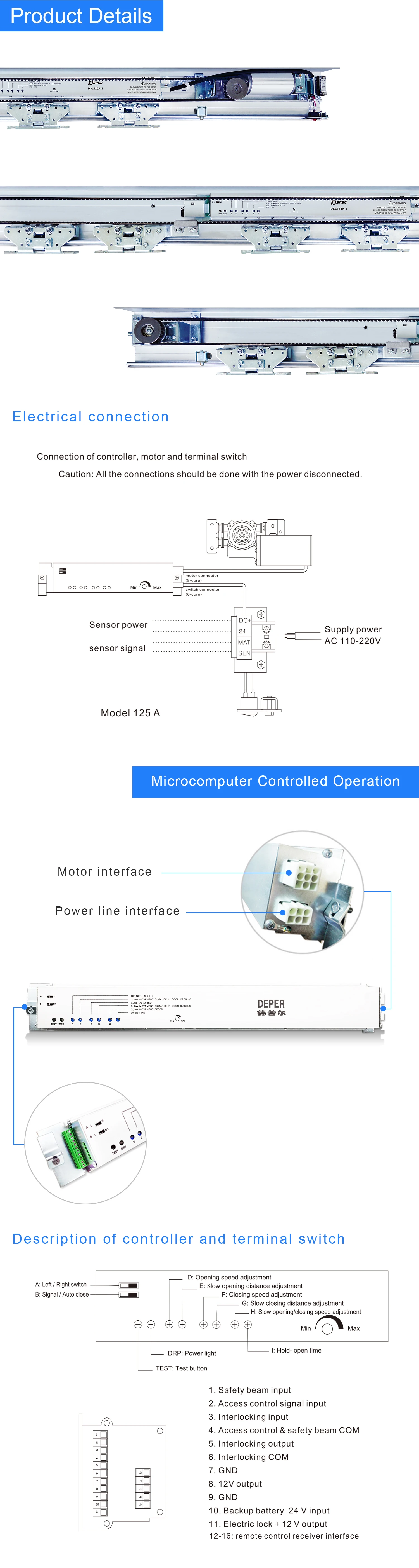 DEPER Automatic Sliding Door Systems - Efficient & Reliable
