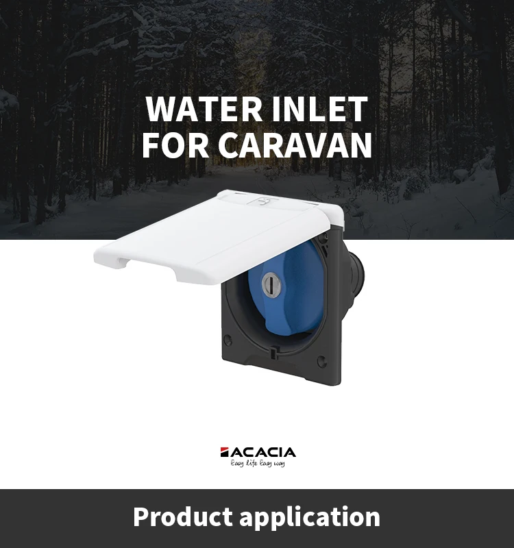 Waterproof IP44 RV Camper Door Lock & Water Fill Hatch