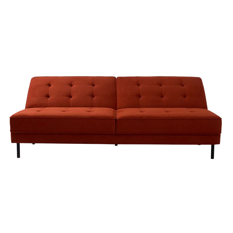 Nisco Living Room Modern Tufted Futon Folding Sofa Bed