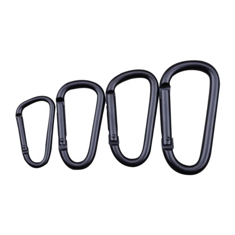 Aluminum Carabiner Clip,Durable Spring Snap Hook Key Chain Buckle Clips ...