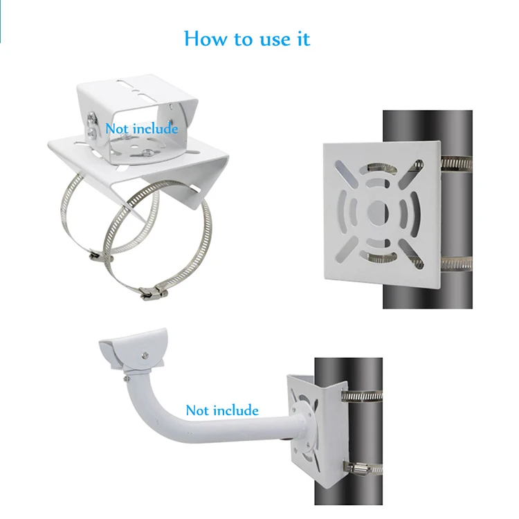 CCTV Security Camera Upright Pillar Bracket Pole Mount
