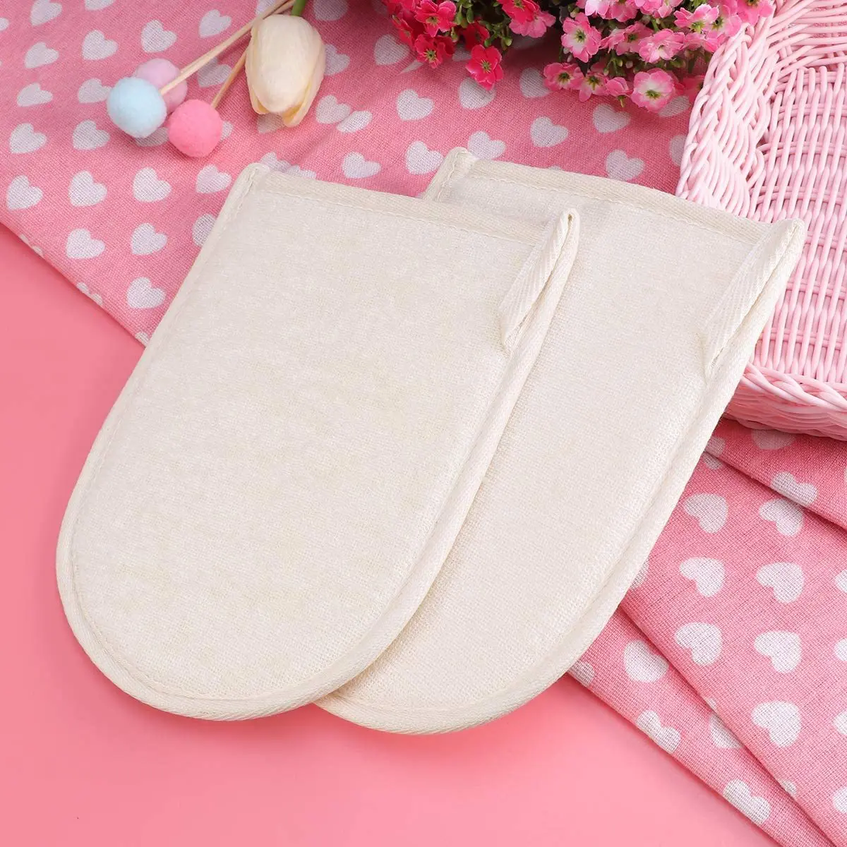 Scrub Towel Gloves Massage Dead Skin Removal Bath Gloves Double Face ...
