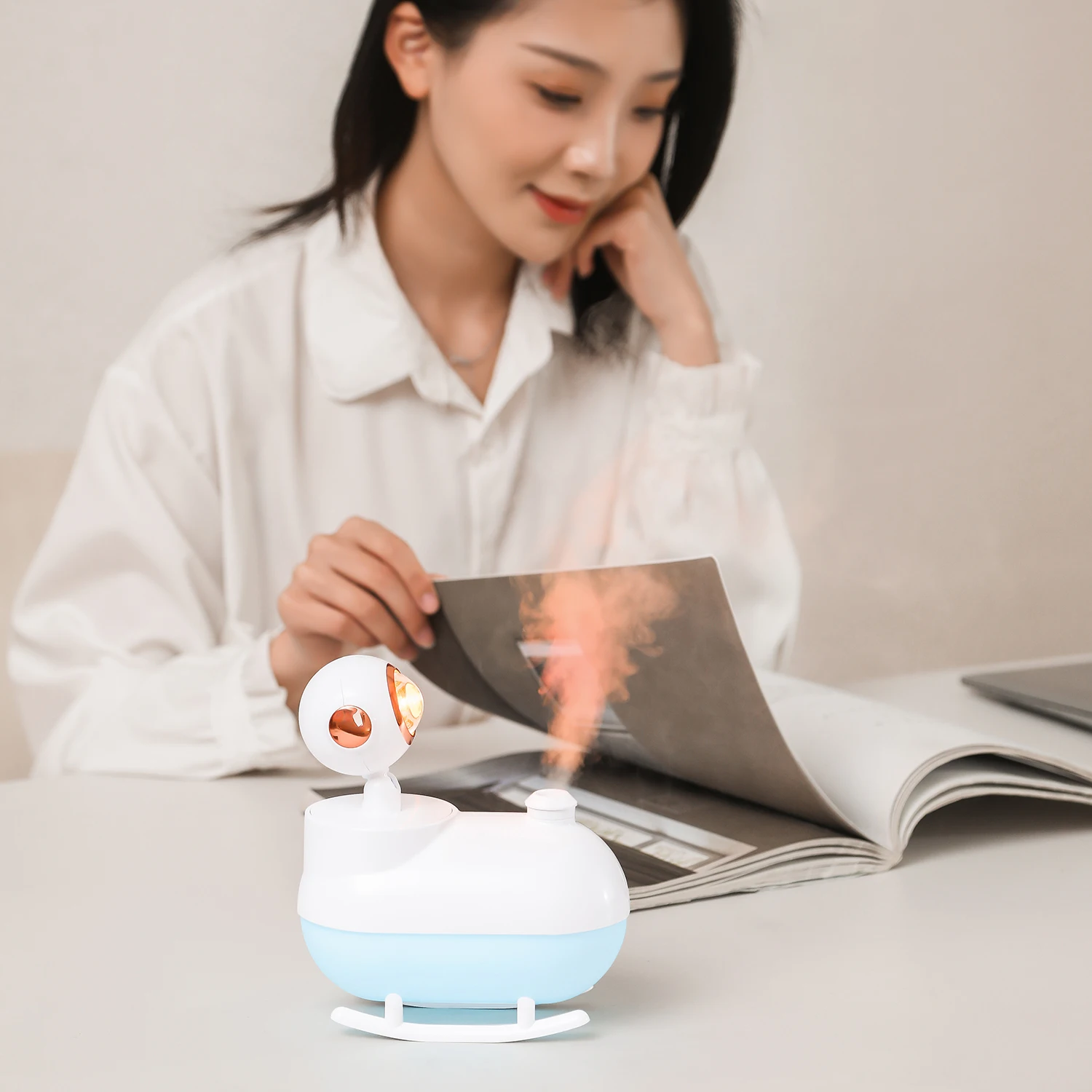 2024 New Design Usb Portable Led Sunset Light Lamp Aroma Diffuser Air ...