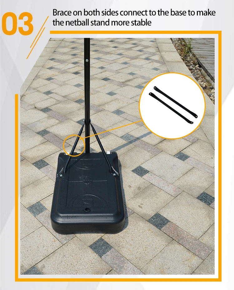 Wholesale Sports Equipment Basketball Hoop Stand Netball Hoop Stand ...