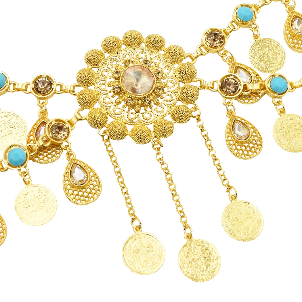 Belly Body Chains Tassel Waist Chain Belt Rhinestone Flower Chain