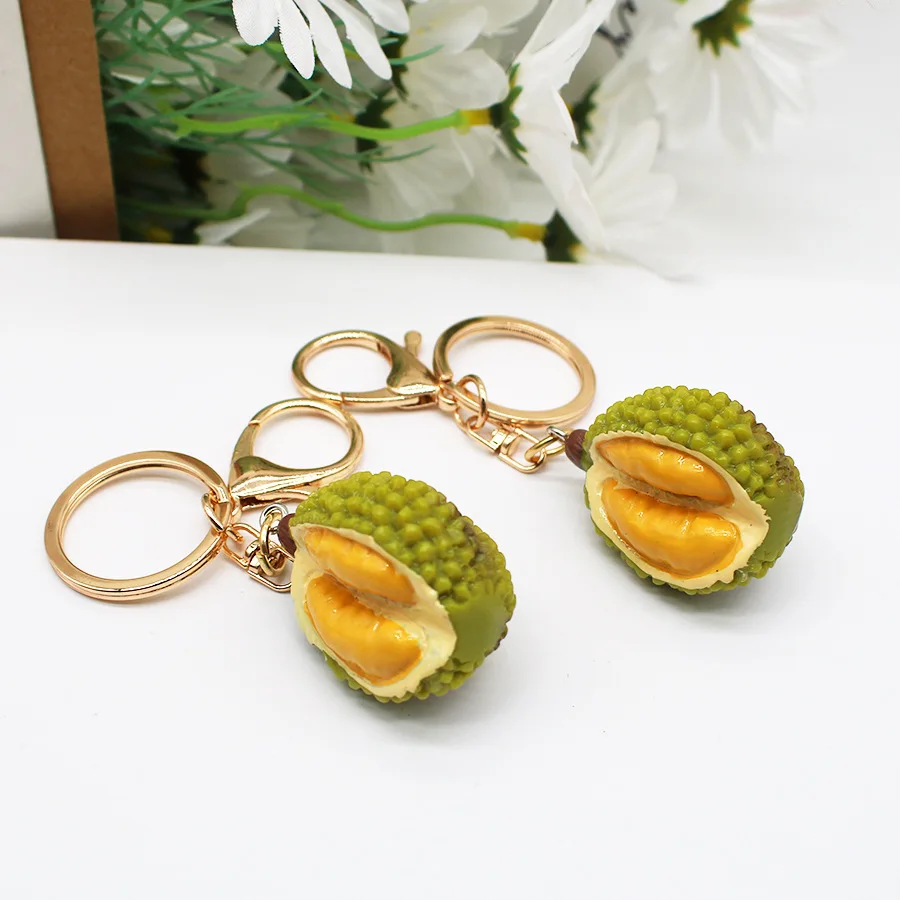 Fruit Simulation Keychains Malaysia Thailand Durian Keychains Car Key ...