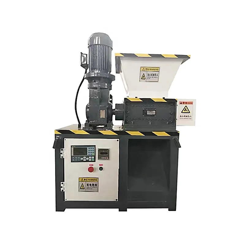 Plastic Metal Tire Mini Shredder Dual Shaft Plastic Shredder/crusher ...