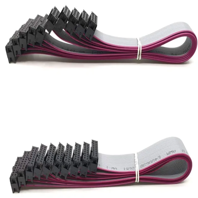 Eurorack Flat Robin 10 To 16 Pins Grey Connector Wire Cables For ...