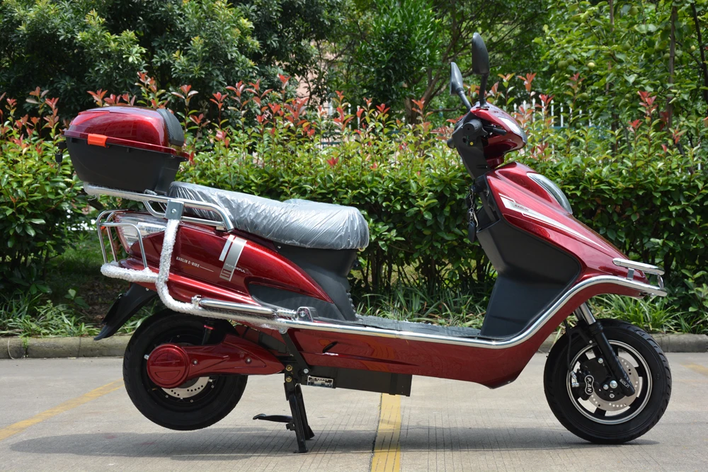 Adult Two-Wheeled Easy Rider Electric Scooter with Soft Seat