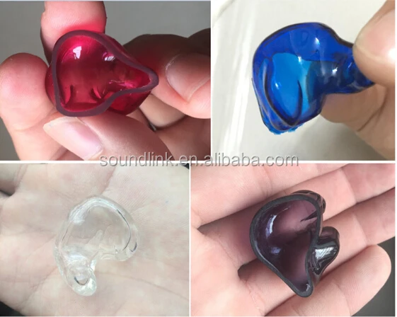 Transparent 250g BTE Hearing Aid Hard Earmold Material