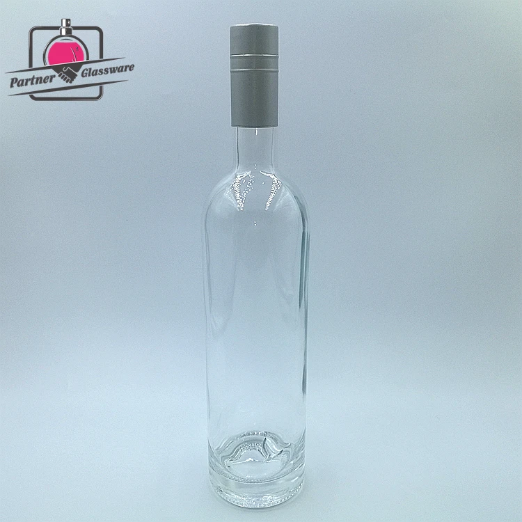 750ml Long Neck Empty Wine Glass Bottle - High Clear