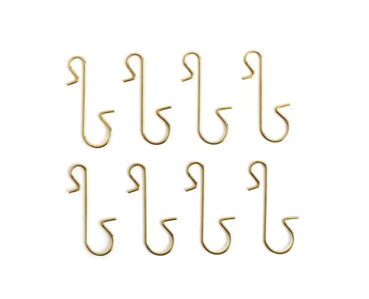 Colorful Metal Wire Hook with Powder Coating Christmas Decorations S ...