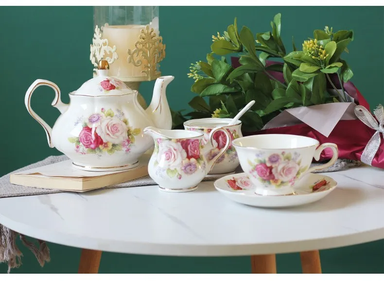 Modern Luxury European Style Tea Set Small British-Style Afternoon Tea ...