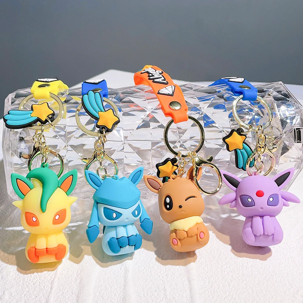 Wholesale Anime Keychain Cute Cartoon 3d Pvc Designer Kids Women ...