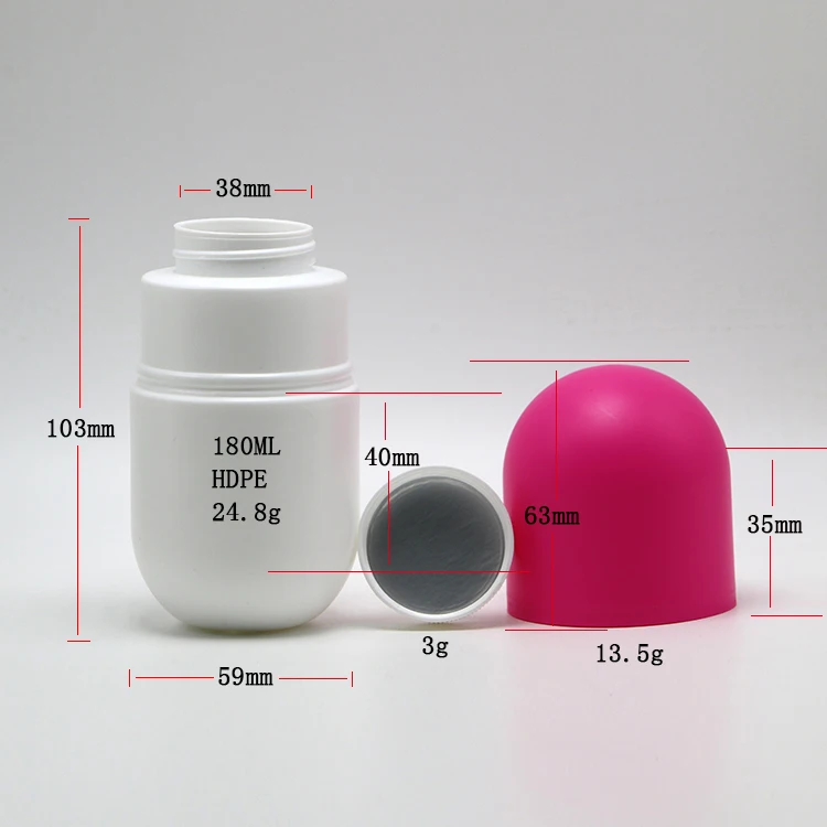 120ml/180ml Hdpe Popular Capsule Shaped Pill Tablet Medicine Plastic Bottle For Dietary ...