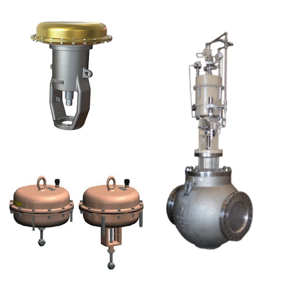 Samson 3251 제어 밸브 및 3963 솔레노이드 밸브 및 중국 하이 퀄리티 포지셔너와 3271/3277 공압 액추에이터 ...