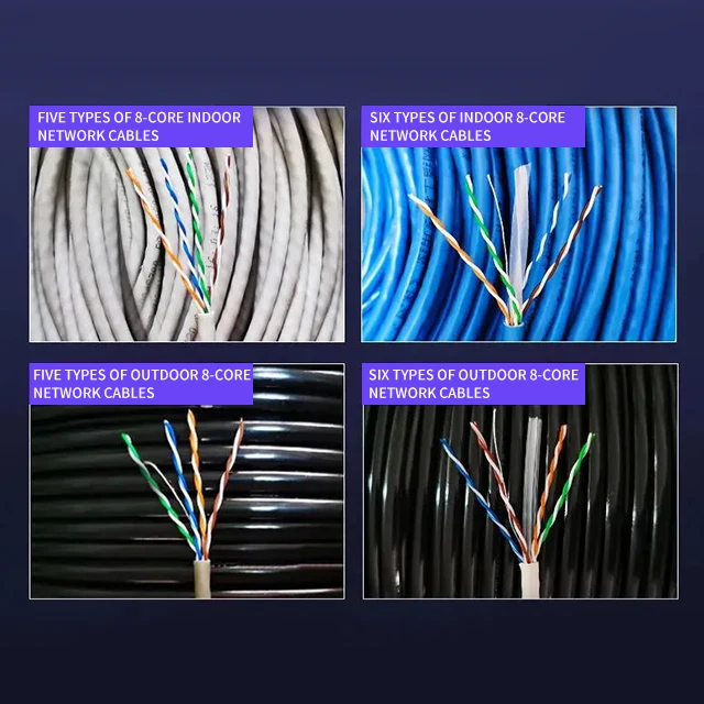 Pvc Jacket Ethernet Rg6 Network Cable For Indoor Communication Bare ...