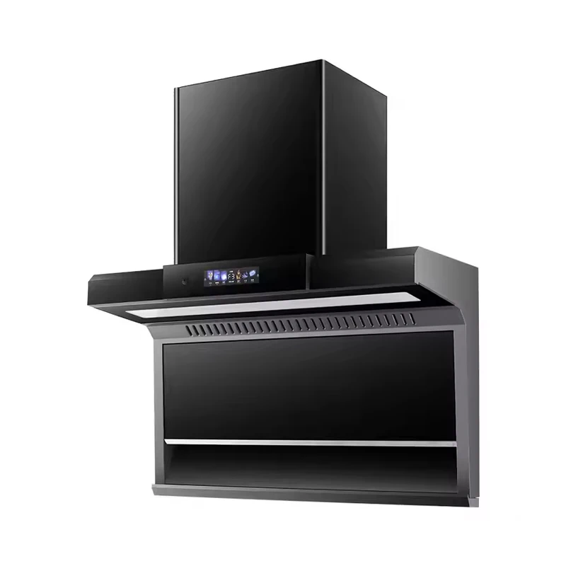Advanced Dual Suction Range Hood Kitchen Exhaust Fan with Baffle Filter ...