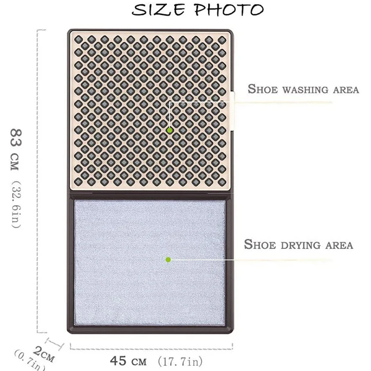 Sanitizing Footbath Mat - Disinfect Shoe Soles Efficiently