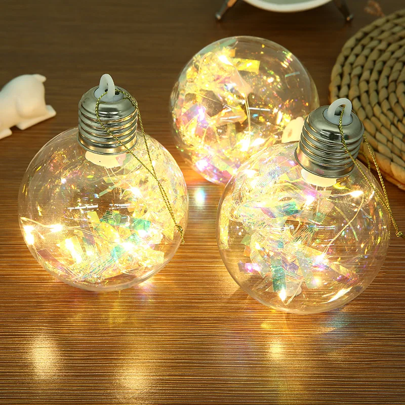 Led Christmas Tree Ball Hanging Lights Xmas Tree Decoration - Buy Led ...