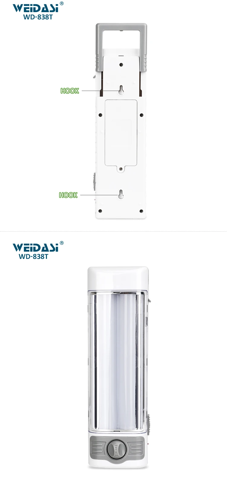 WEIDASI Portable LED Emergency Light - Reliable Outdoor Solution