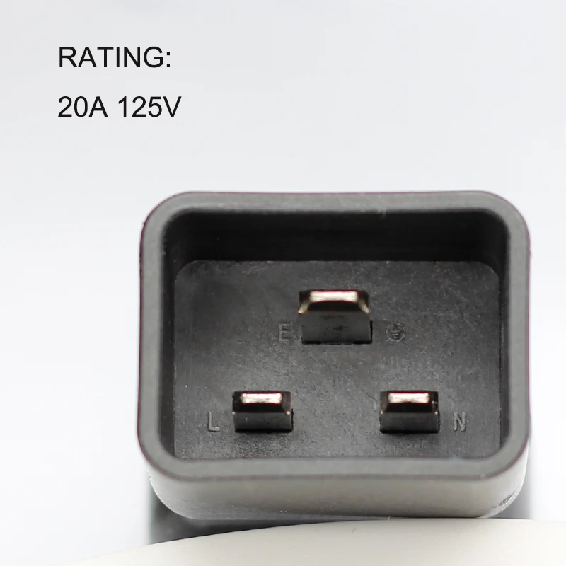 Ac Iec 320 C20 To Nema 6-15r 6-20r Straight Ac Power Converter Plug ...