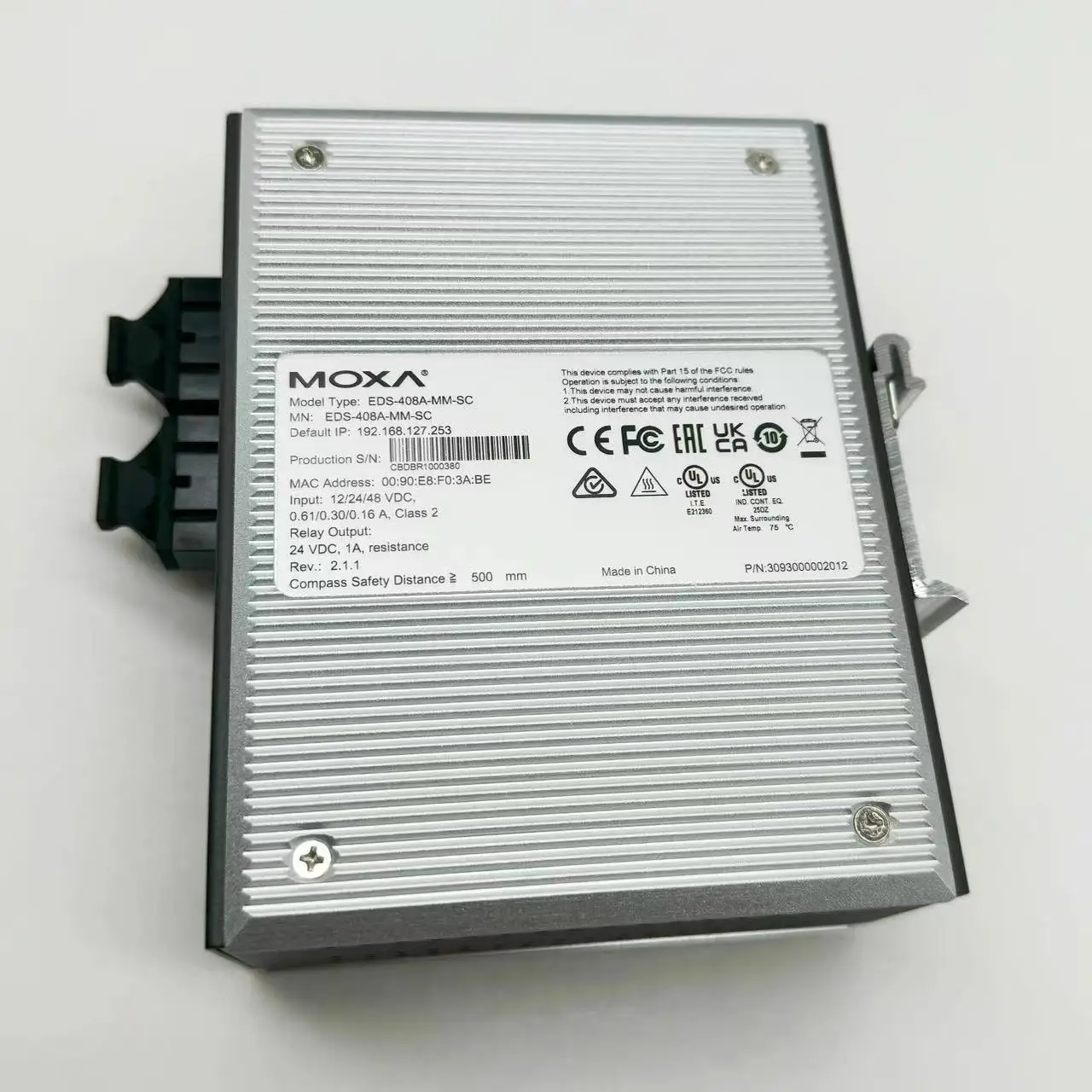 Moxa Eds-408a Series 8-port Entry-level Managed Ethernet Switches - Buy ...