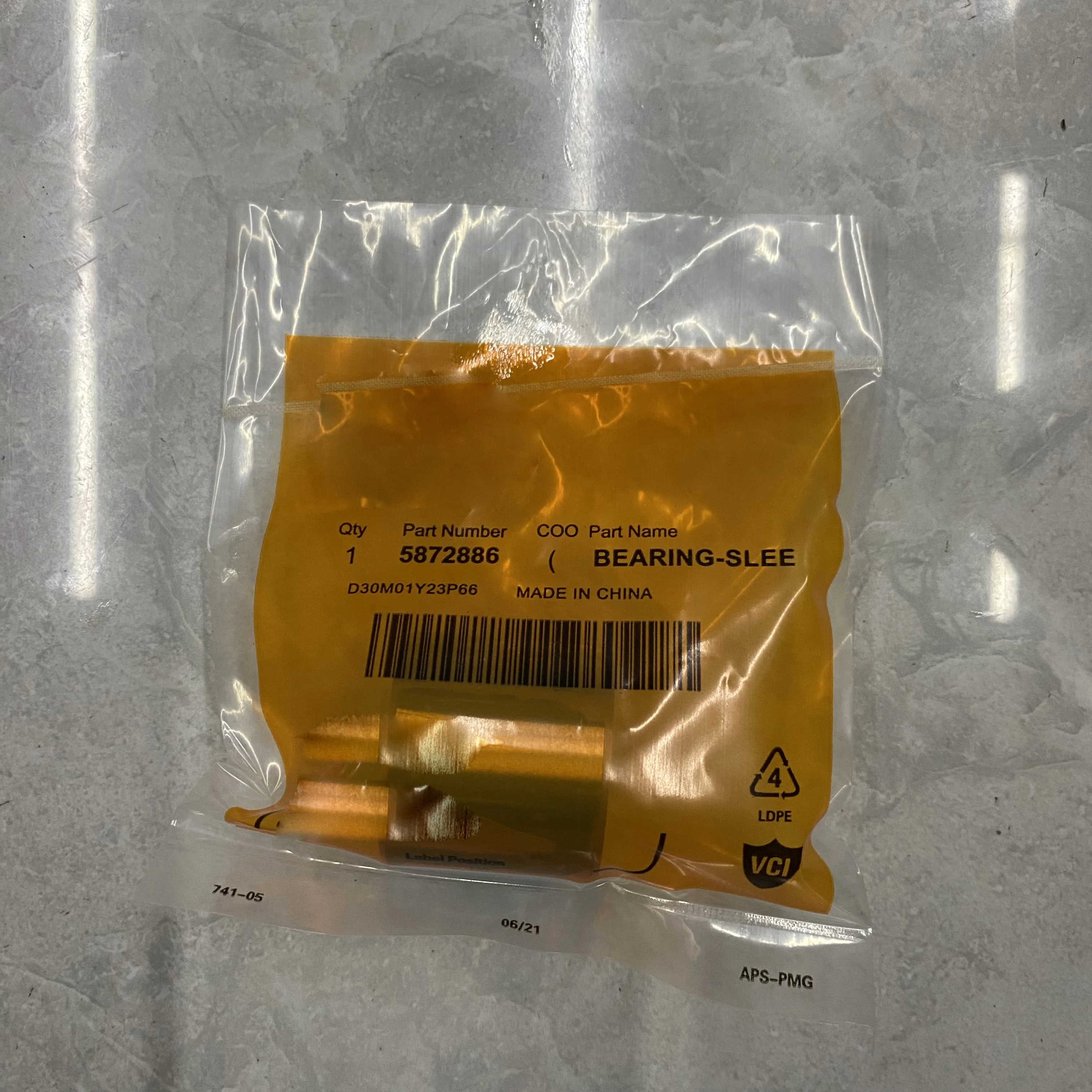 Excavator Spare Parts - 5872886 5M3320 3406 3408 BEARING