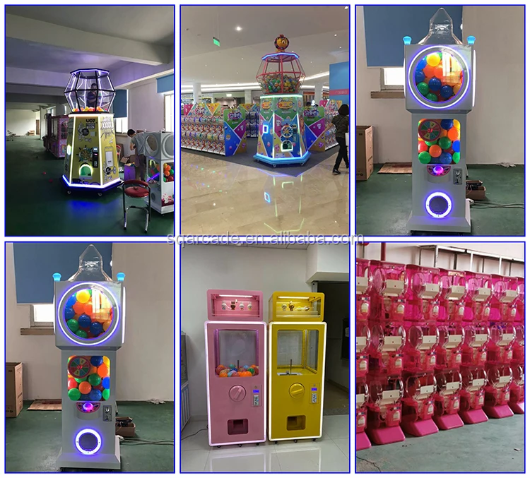 Spiral Candy Gumball Machine - Coin Operated Vending Toy Dispenser for ...