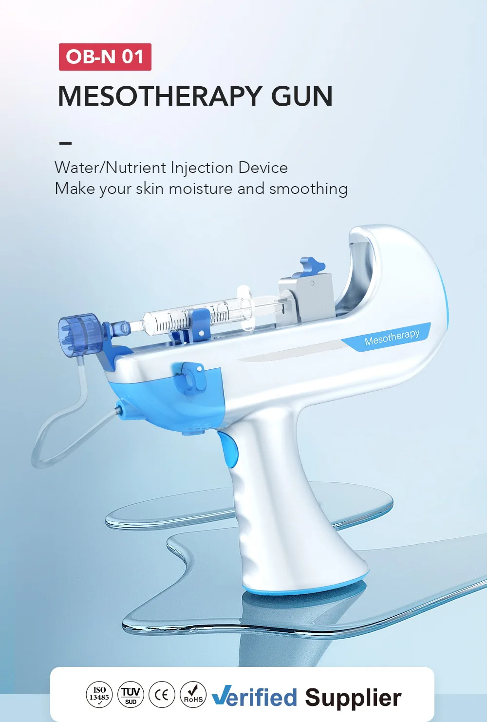 Microneedle Injection Mesotherapy Gun Skin Care Machine Mesoterapia ...
