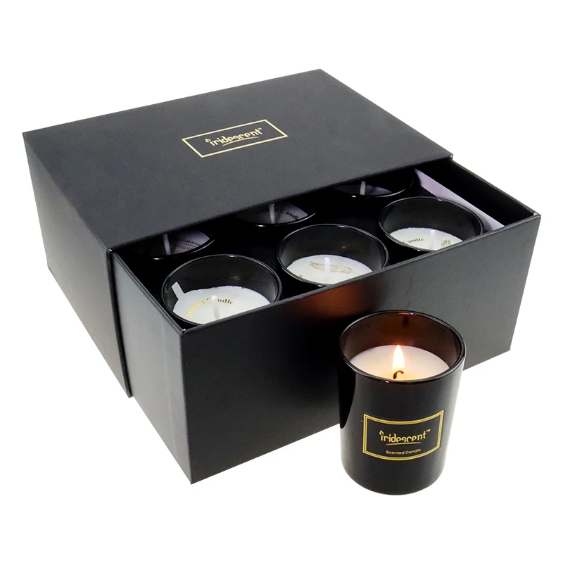 Luxury Glass Scented Candles - Perfect for Valentine's Day