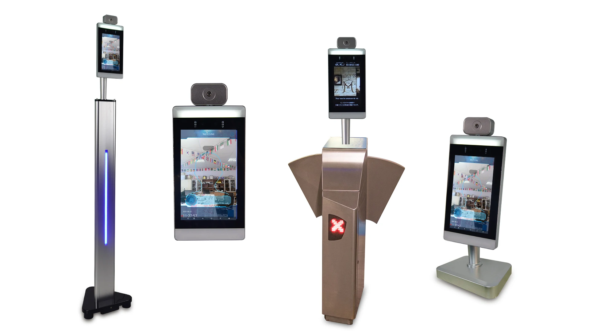 Touchless 8" Rk3288 Facial Thermal Device Ai Body Face Temperature ...