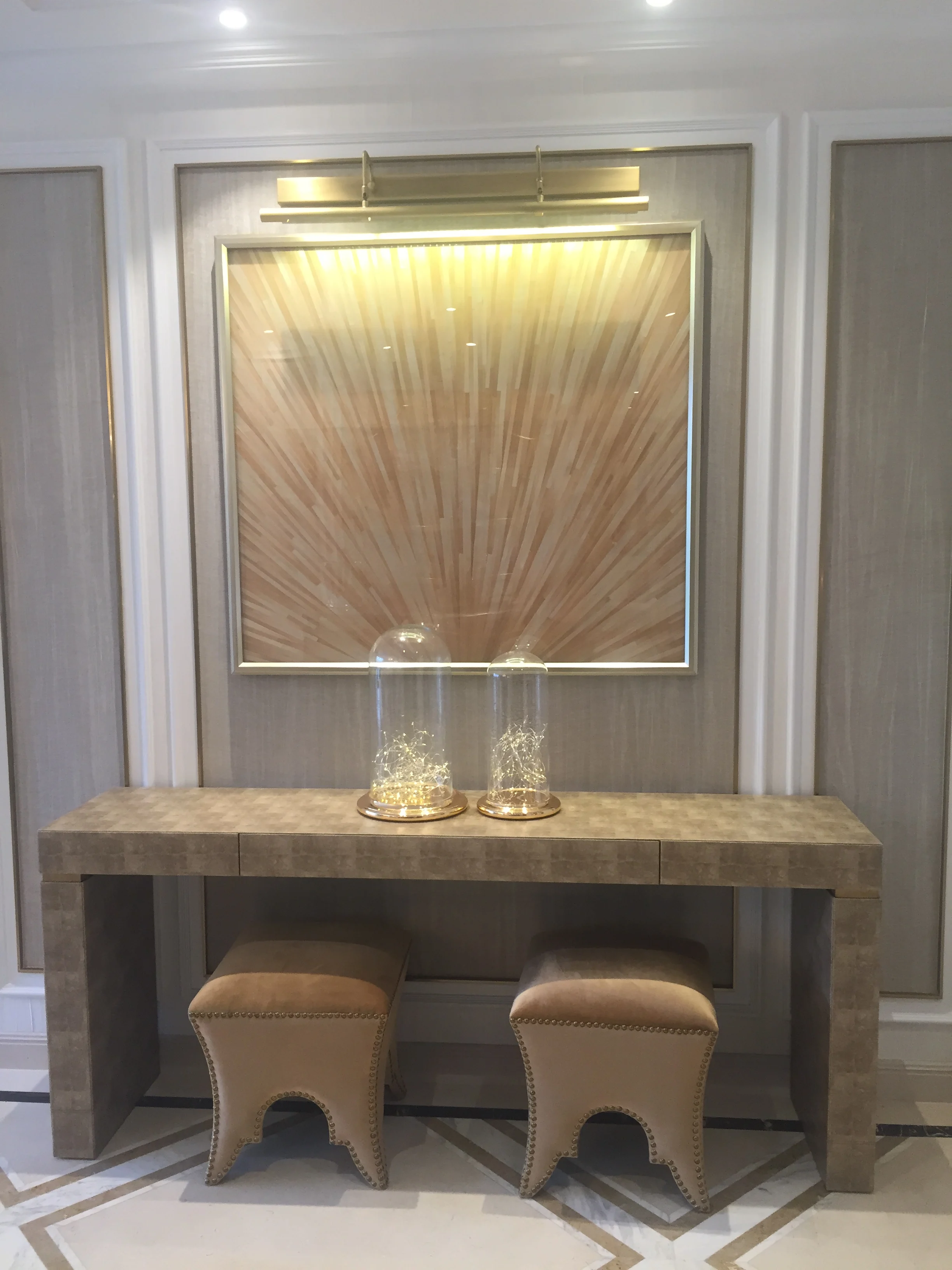 Golden Color Wheat Craft Sun Burst Design French Straw Marquetry Art ...