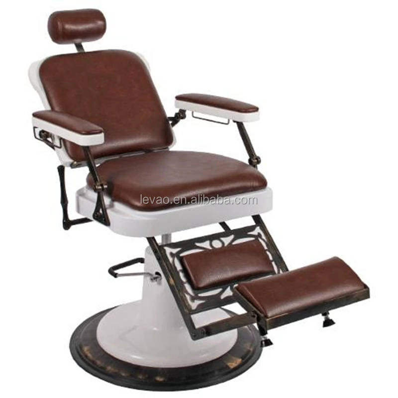 Barbershop Vintage Blue Barber Chair - Adjustable & Stylish