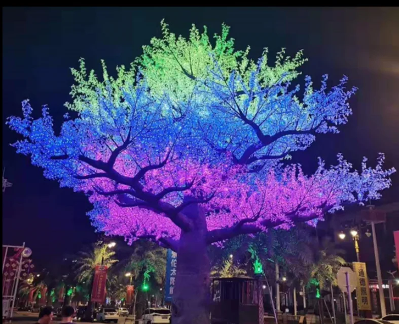 Arbre Avec Lumières Led Pour L'extérieur,Paire De Grands Arbres ...