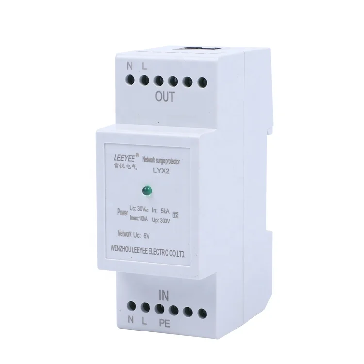 Leeyee Network Signal Spd Surge Arrester Cctv Thunder Lightning 10ka ...