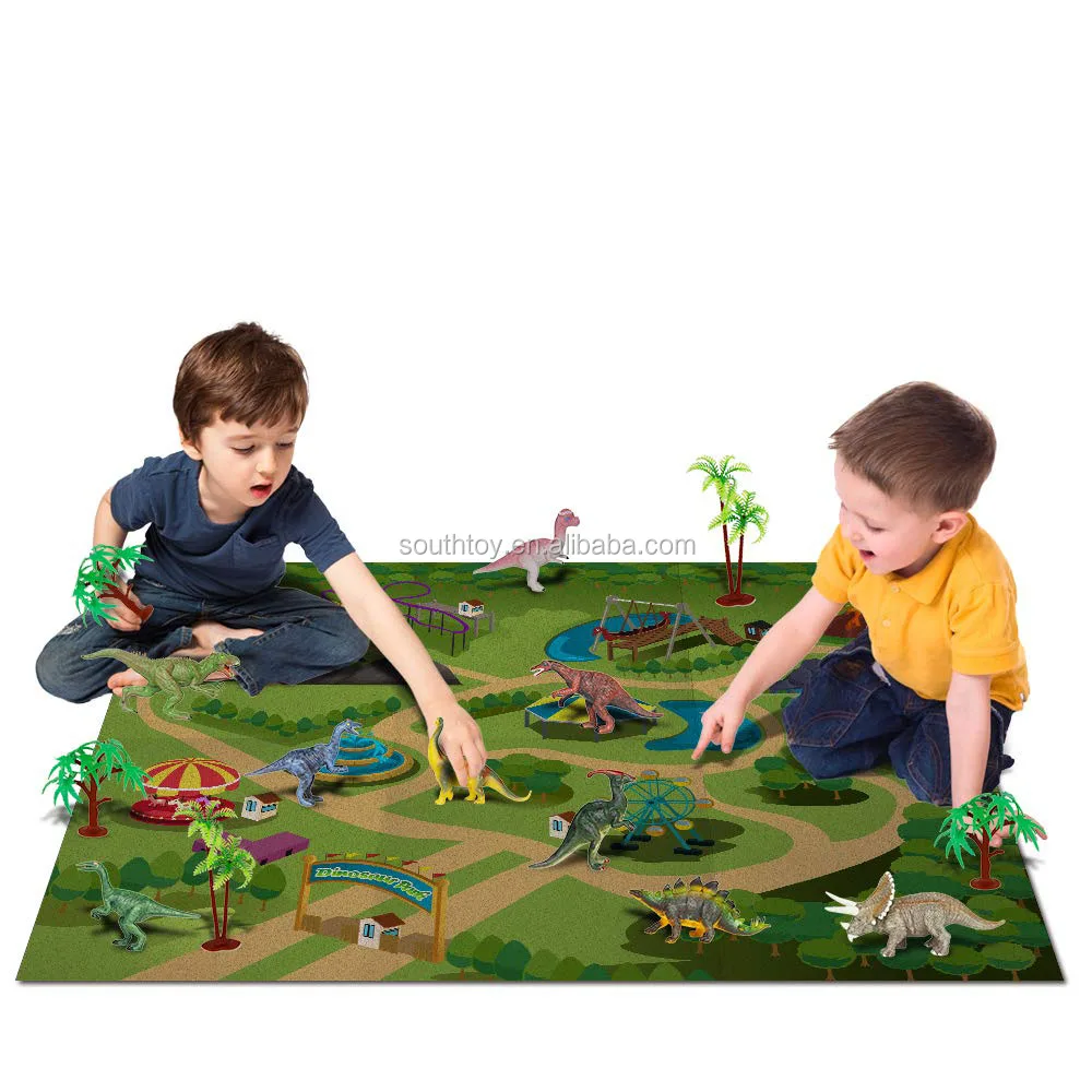 Kids Educational Realistic Dinosaur World Toys Figure With Activity ...