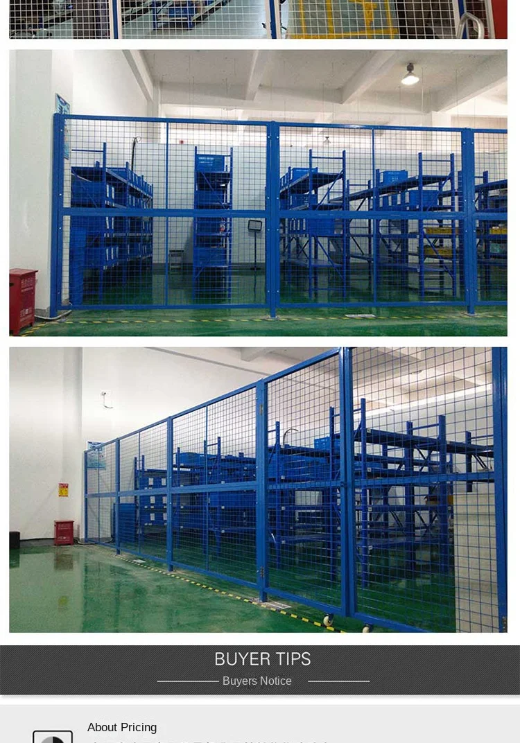 Industrial Workshop Boundary Fencing Partition Steel Wire Mesh ...